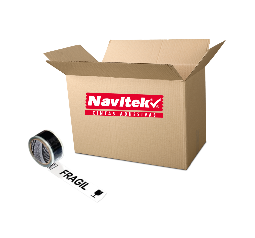 Caja Cinta Frágil Transparente 48" X 150M (36 Piezas) - MIRLA